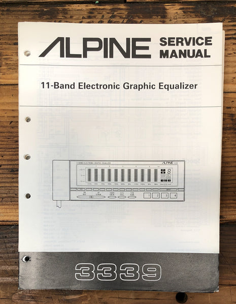 Equalizer Service Manual *Original* – Vintage Audio Store - Vintage ...