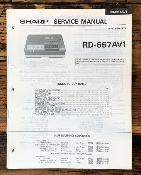 Cassette Service Manual *Original* – Vintage Audio Store - Vintage ...