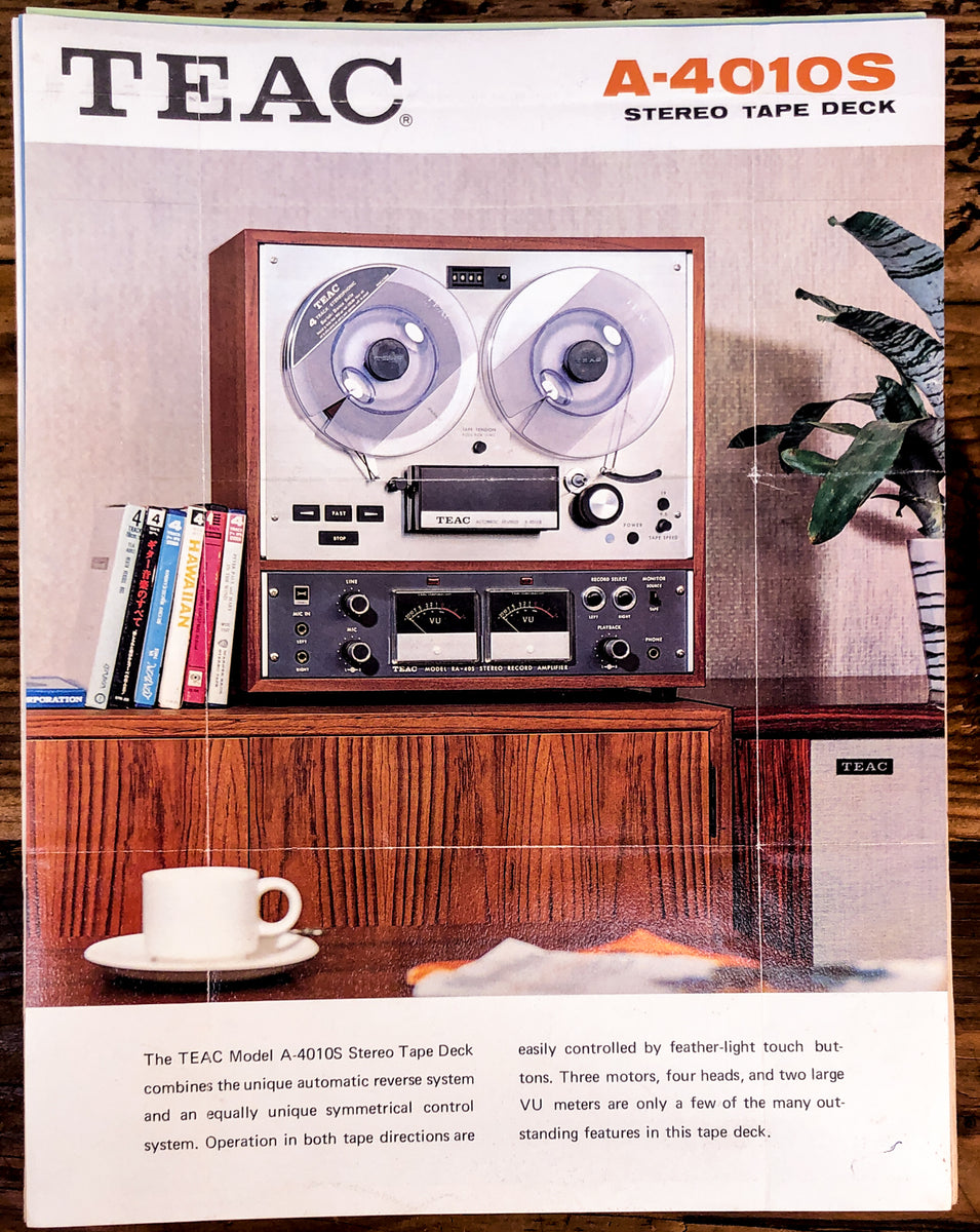 Reel to Reel Dealer Spec Sheet *Original* – Vintage Audio Store ...