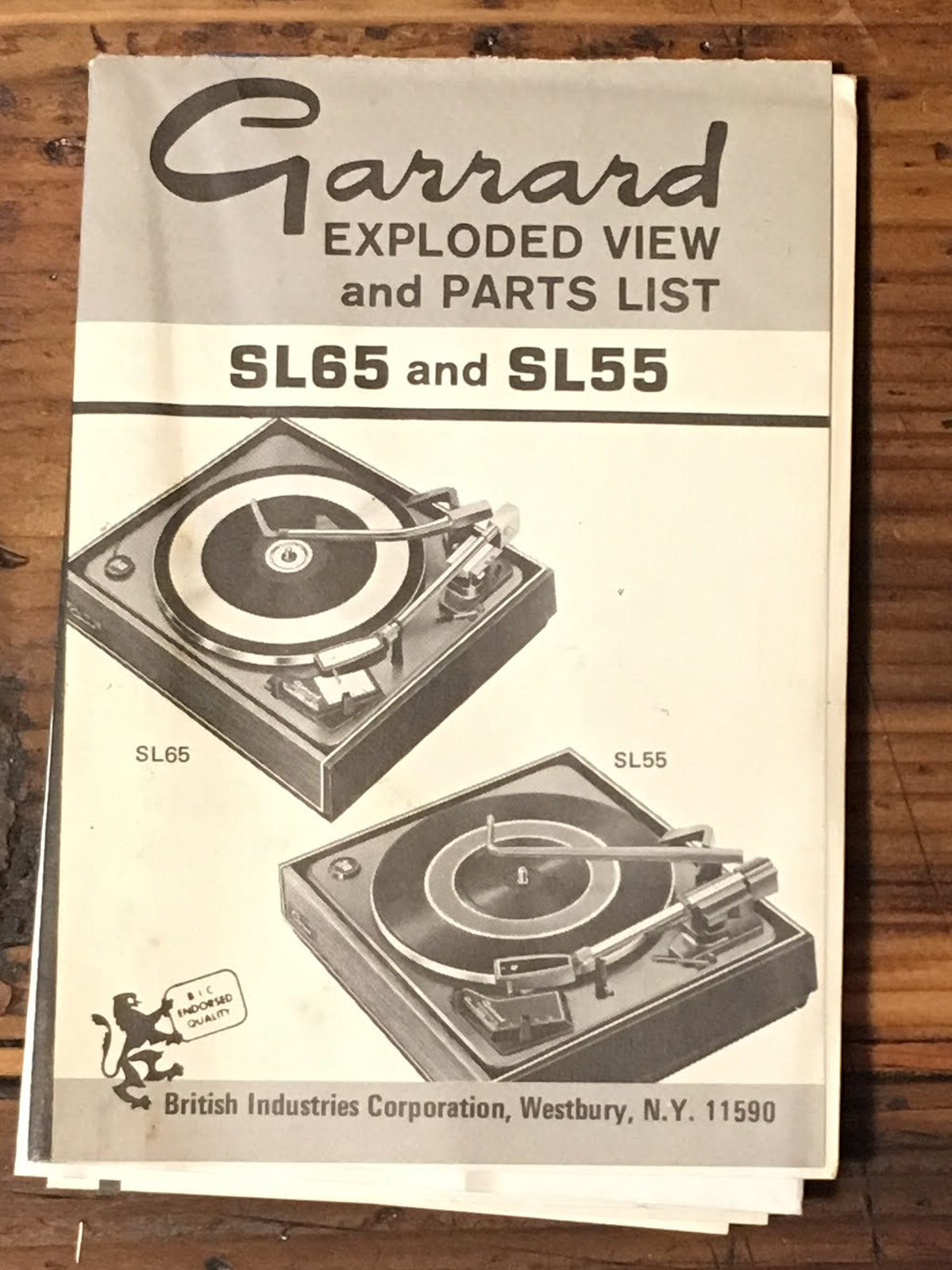 Turntable Exploded View & Parts List *Original* – Vintage Audio Store ...