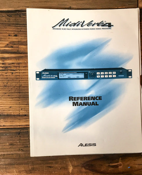 Signal Processor Reference Manual *Original* – Vintage Audio Store ...