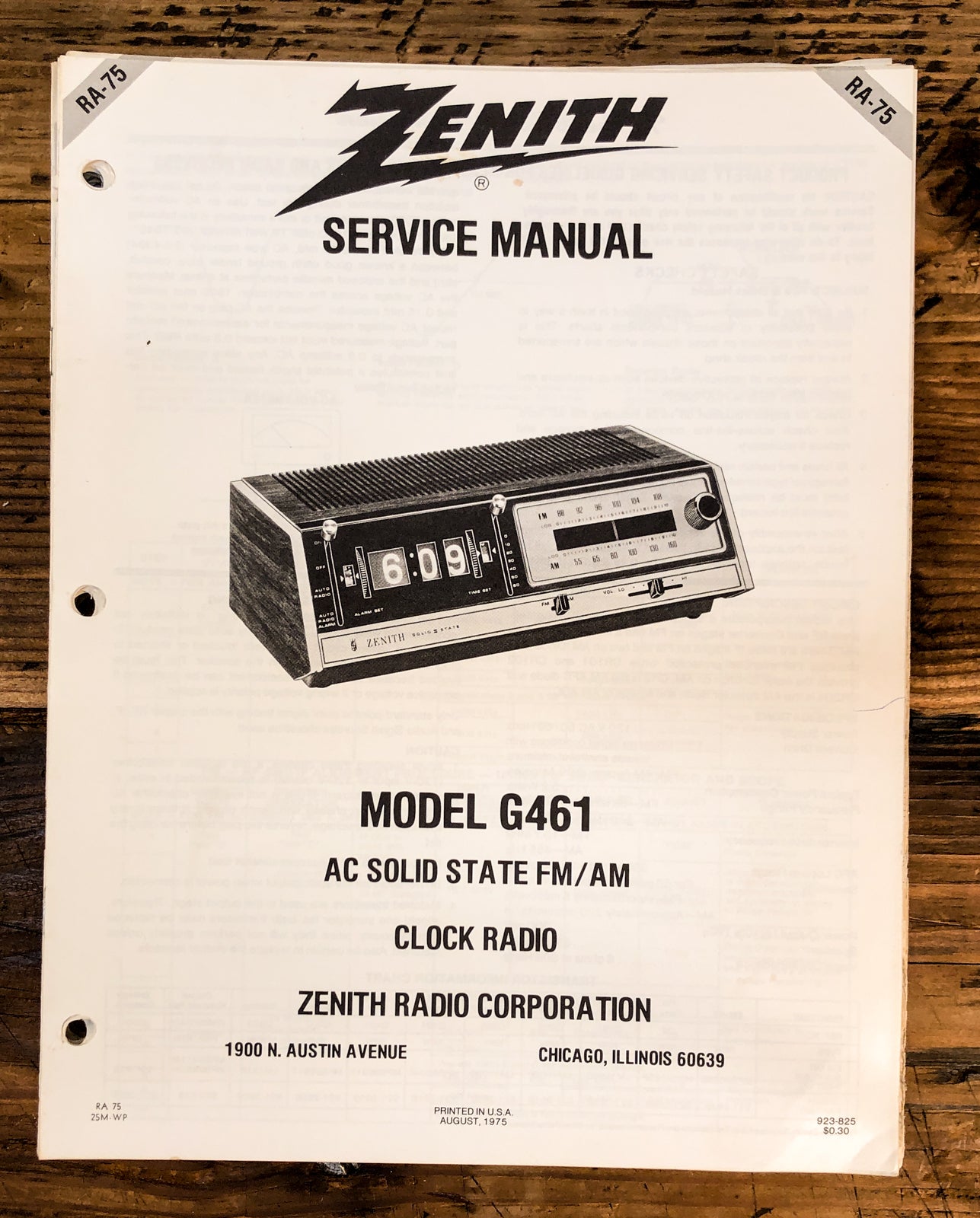 Radio Service Manual *Original* – Vintage Audio Store - Vintage Service ...