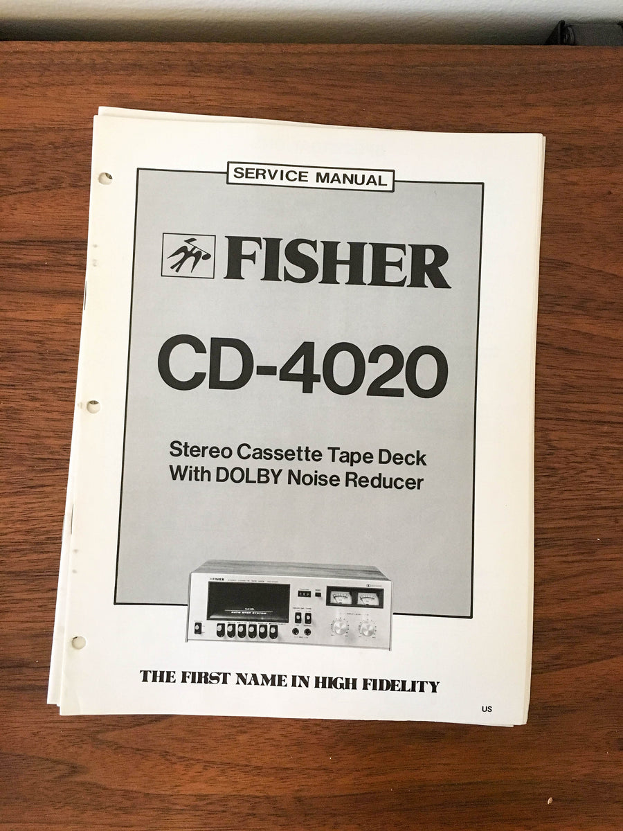 Fisher CB-4020 AV Control Center Service Manual *Original* – Vintage ...