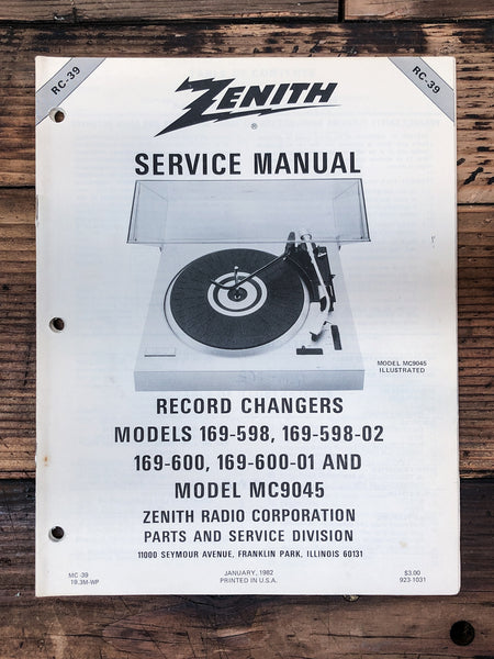 Service Manual *Original* – Vintage Audio Store - Vintage Service ...