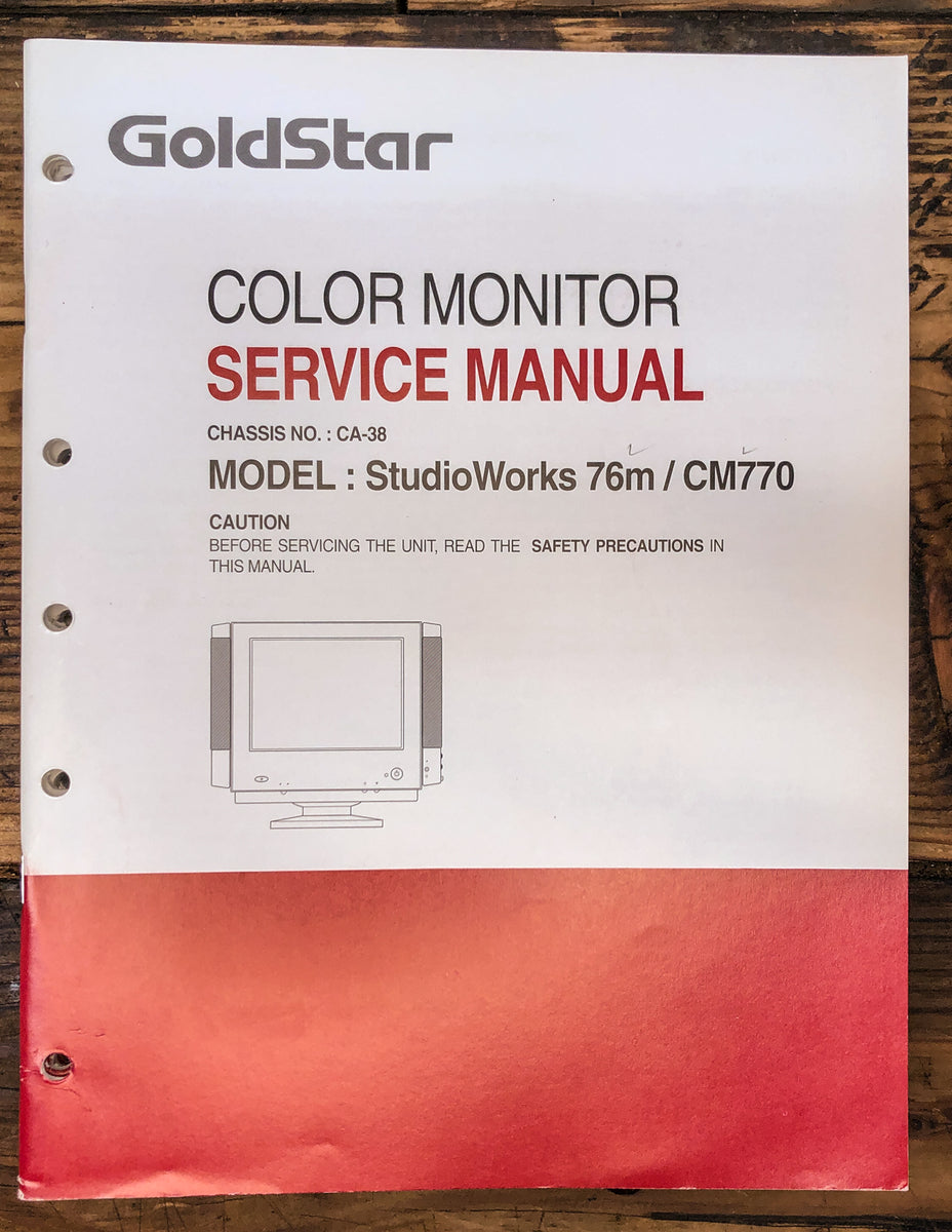 Monitor Service Manual *Original* – Vintage Audio Store - Vintage ...