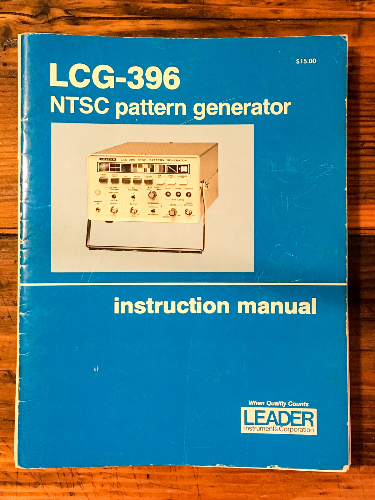NTSC Pattern Generator Owner / User Manual *Original* – Vintage Audio ...
