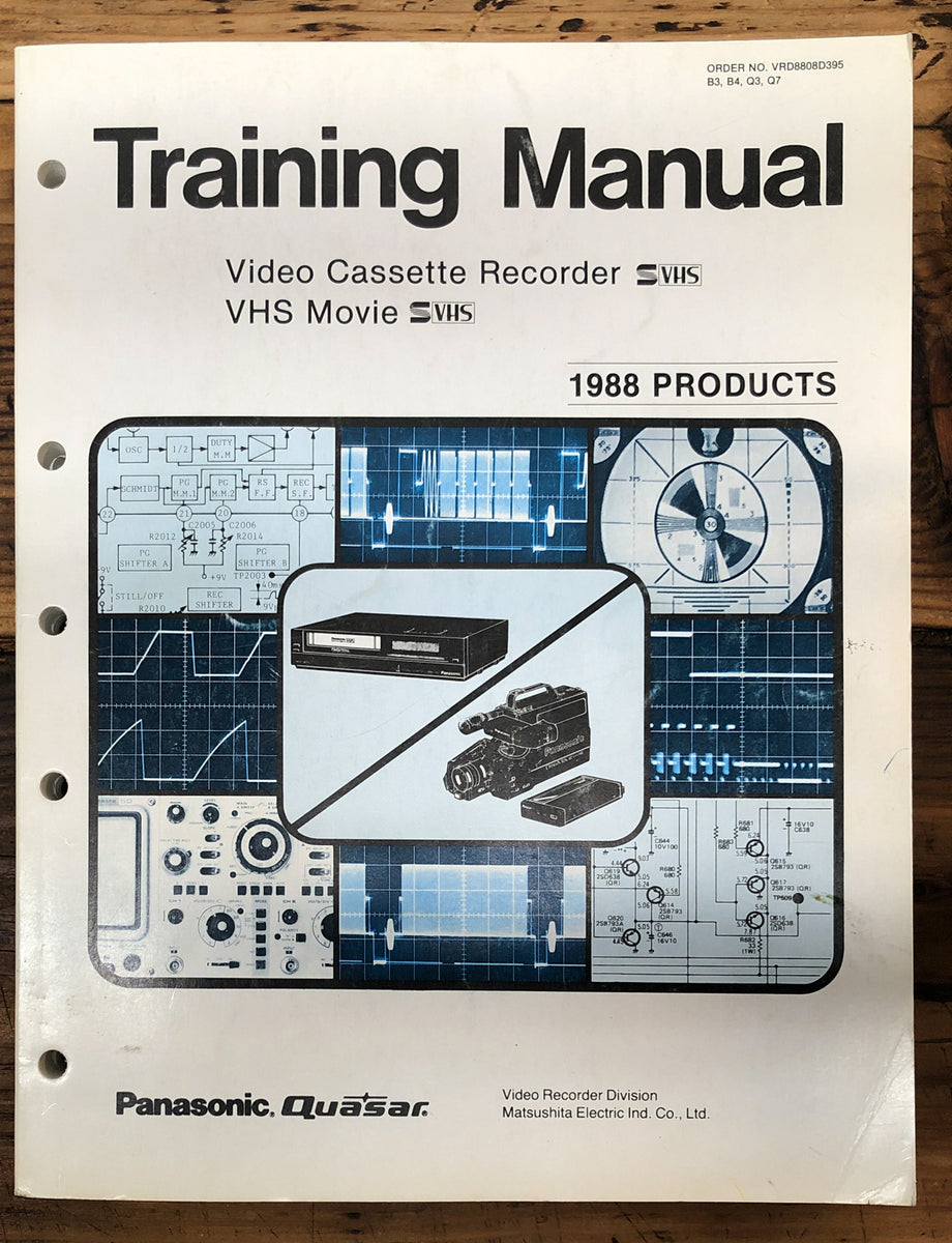VHS Training Manual *Original* – Vintage Audio Store - Vintage Service Manuals, Stereo Brochures ...