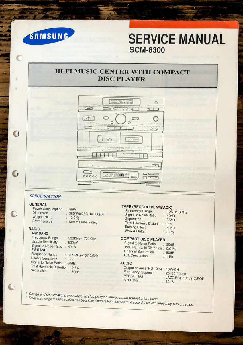 Stereo Service Manual *Original* – Vintage Audio Store - Vintage ...