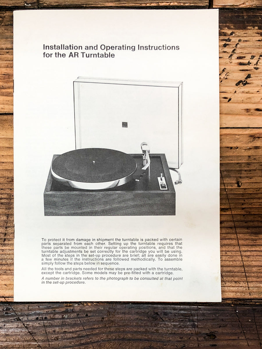 *Orig* – Vintage Audio Store - Vintage Service Manuals, Stereo ...