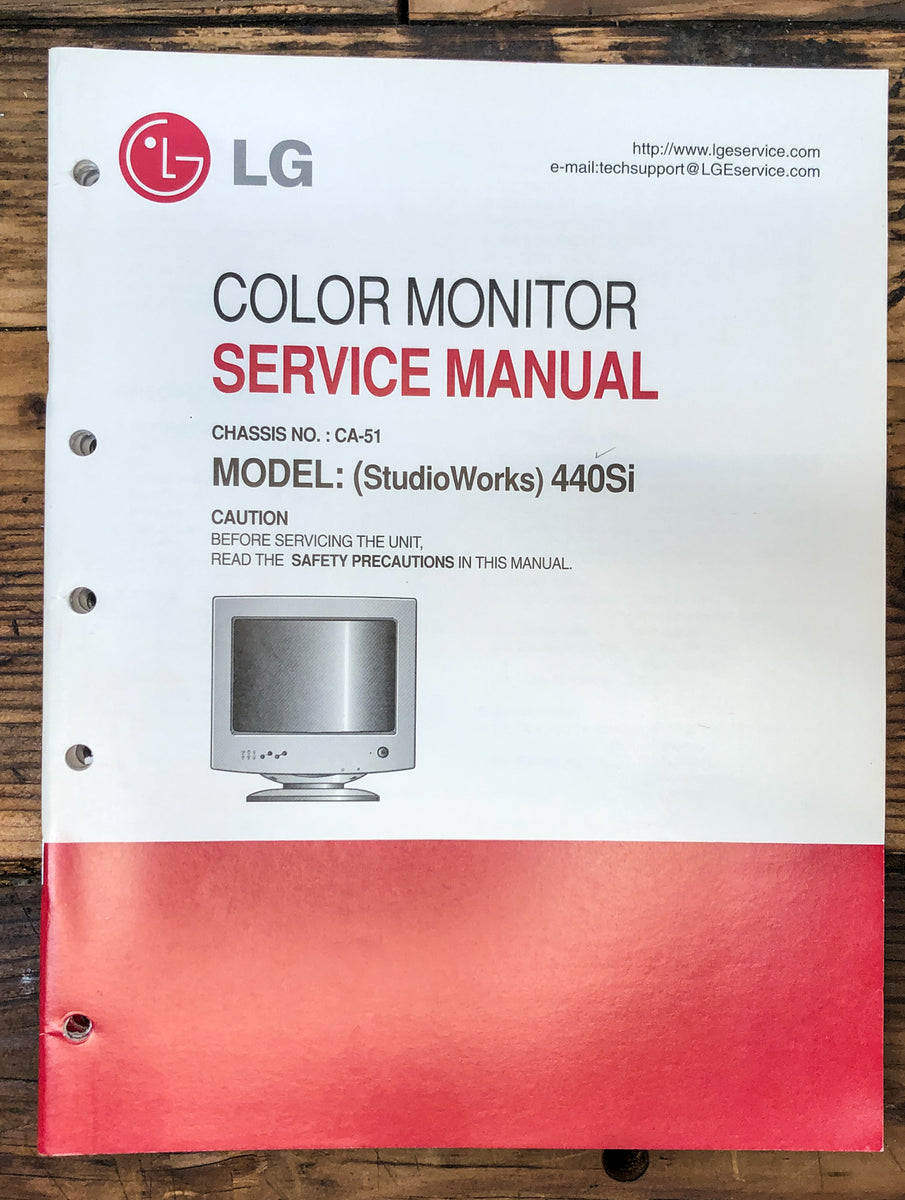 Monitor Service Manual *Original* – Vintage Audio Store - Vintage ...