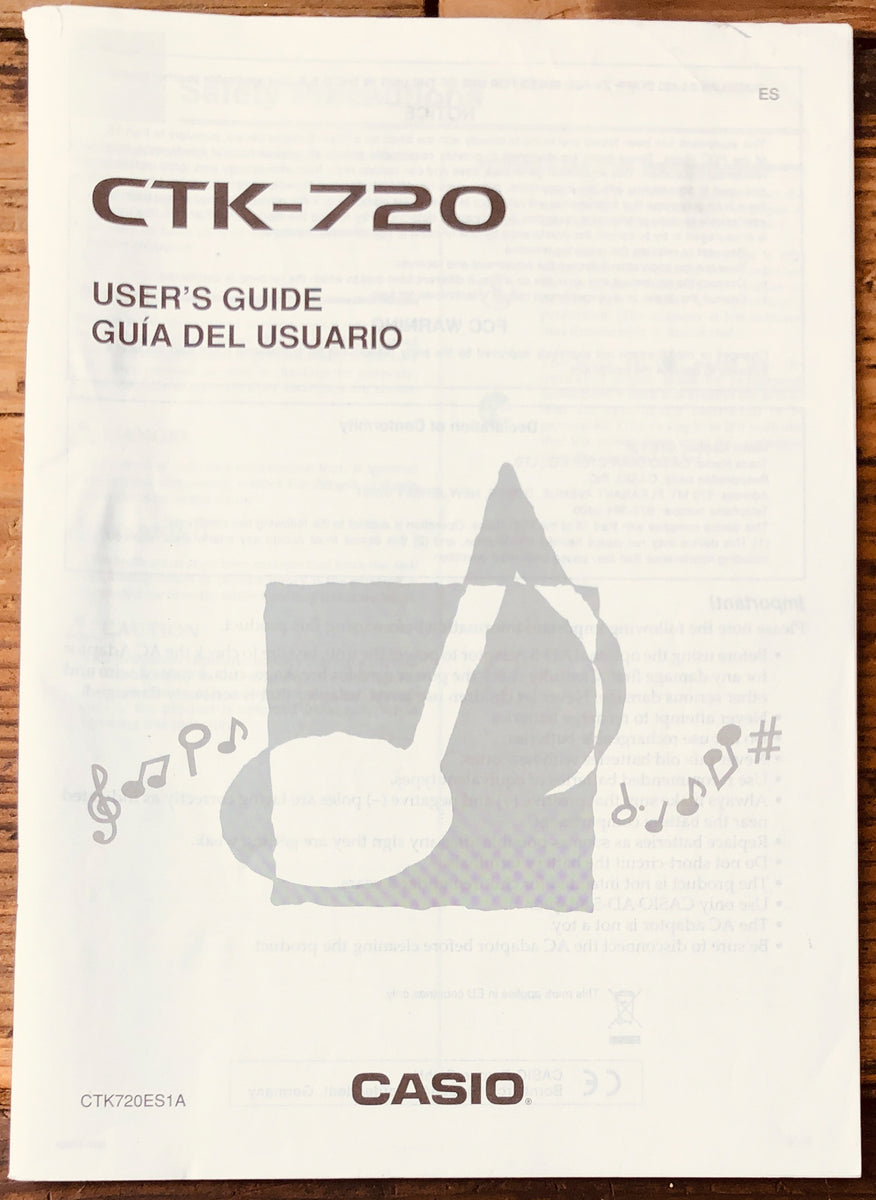 Keyboard Owner / User Manual *Original* – Vintage Audio Store - Vintage ...