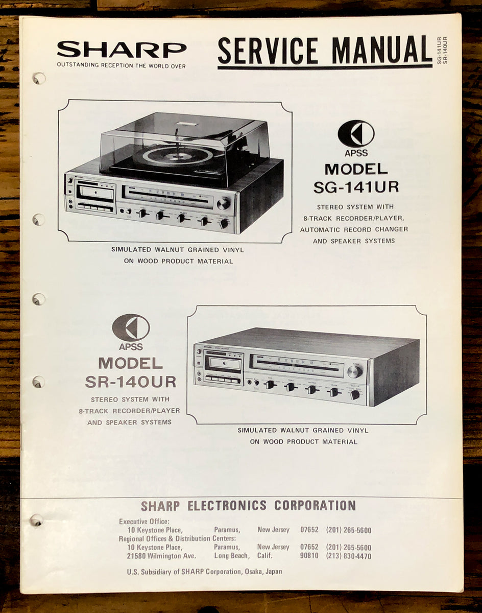 Radio / Stereo System Service Manual *Original* – Vintage Audio Store ...