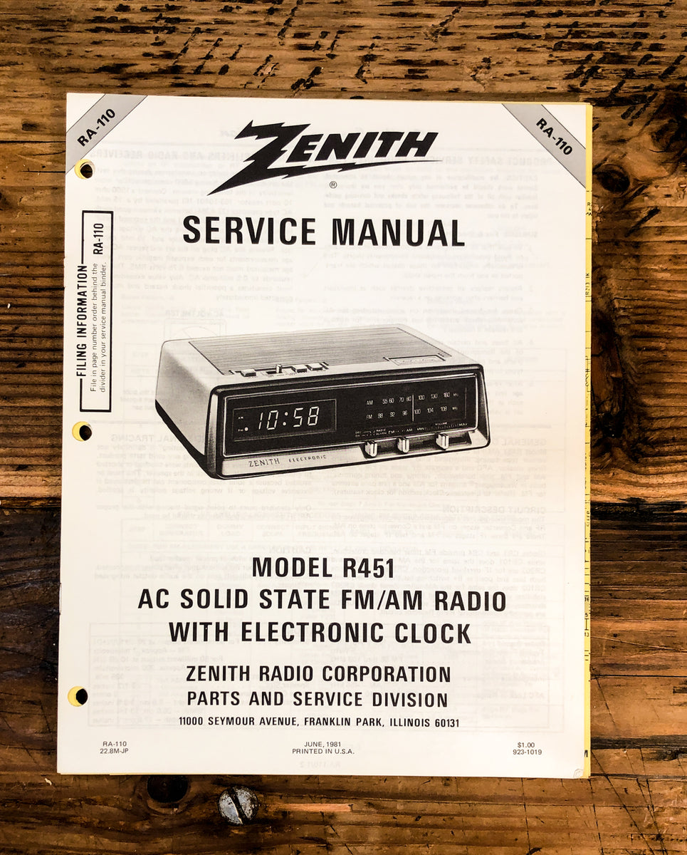 Service Manual *Original* – Vintage Audio Store - Vintage Service ...