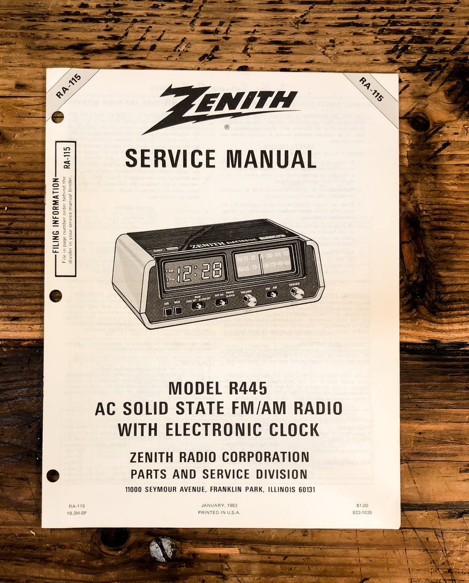Service Manual *Original* – Vintage Audio Store - Vintage Service ...