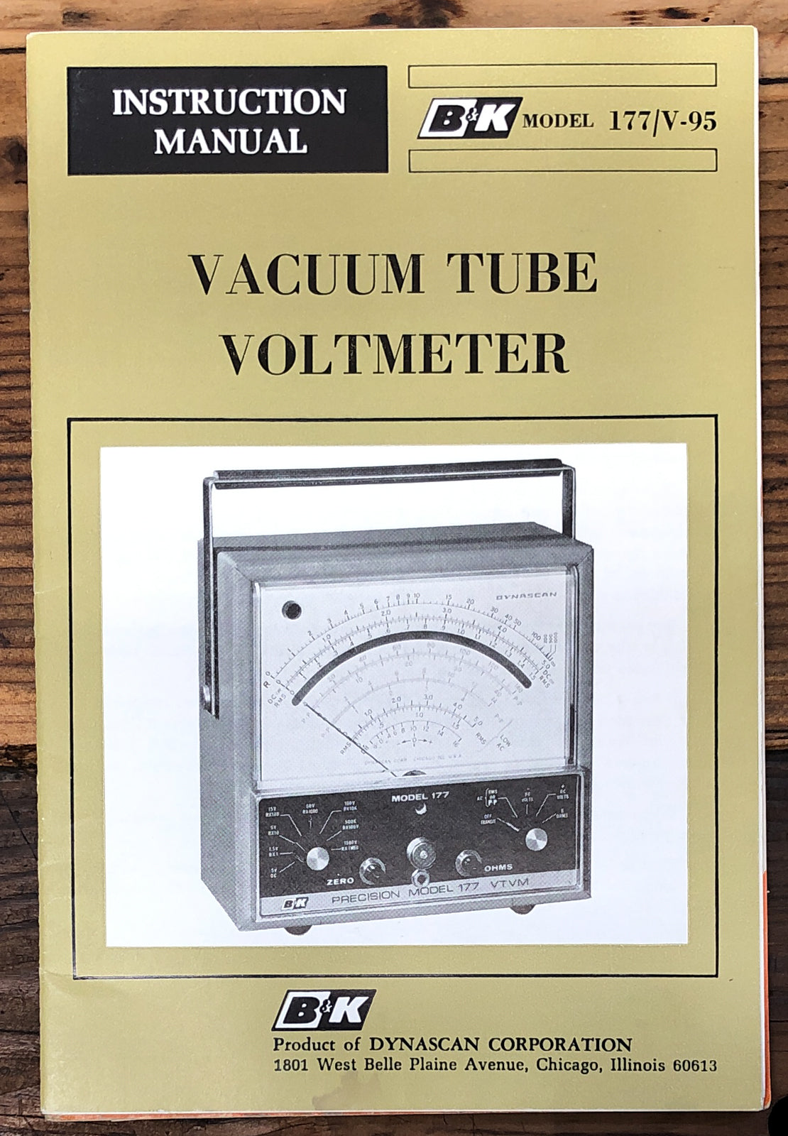 Voltmeter Owner / User Manual *Original* – Vintage Audio Store ...