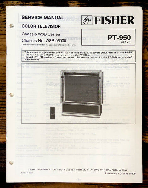 TV Service Manual *Original* – Vintage Audio Store - Vintage Service ...