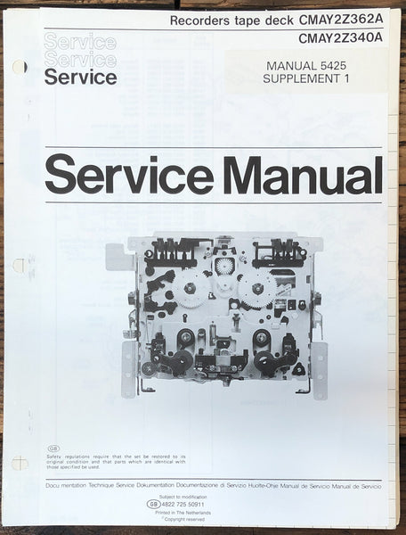 Tape Recorder Parts List & Exploded View *Orig* – Vintage Audio Store ...