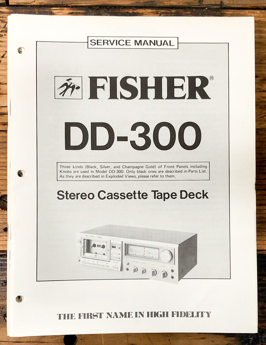 Cassette Service Manual *Original* – Vintage Audio Store - Vintage ...