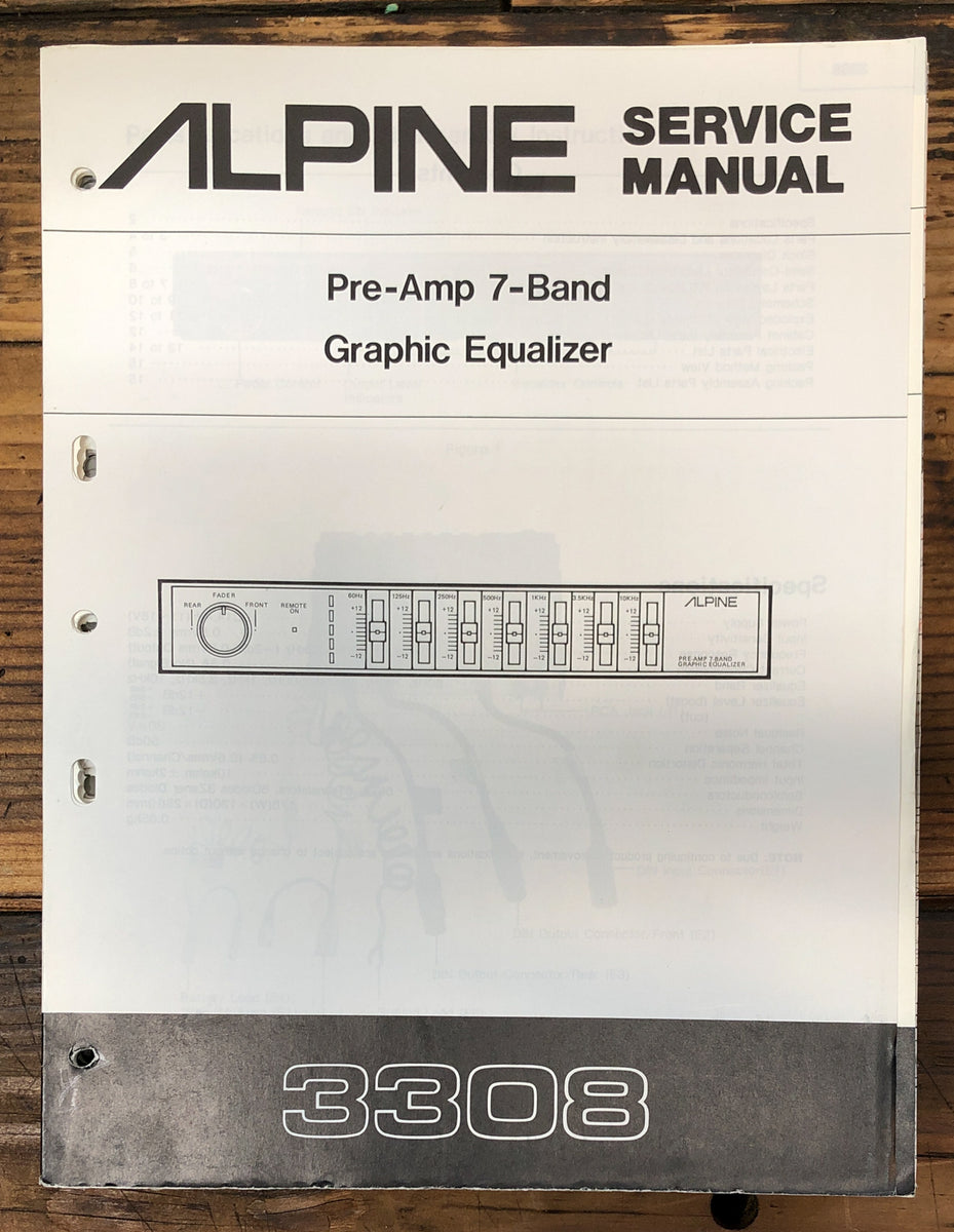 Equalizer Service Manual *Original* – Vintage Audio Store - Vintage ...