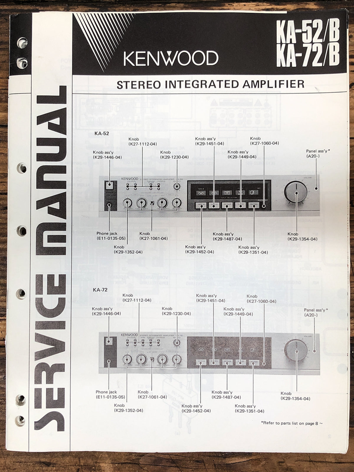 Amplifier Service Manual *Original* – Vintage Audio Store - Vintage ...