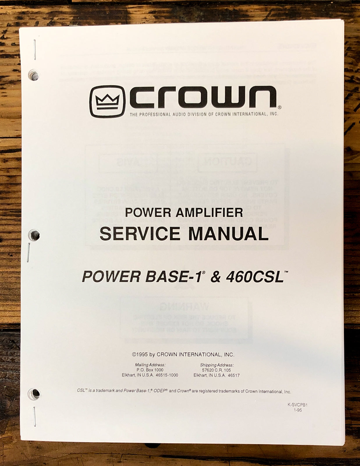 Amplifier Service Manual *Original* – Vintage Audio Store - Vintage ...